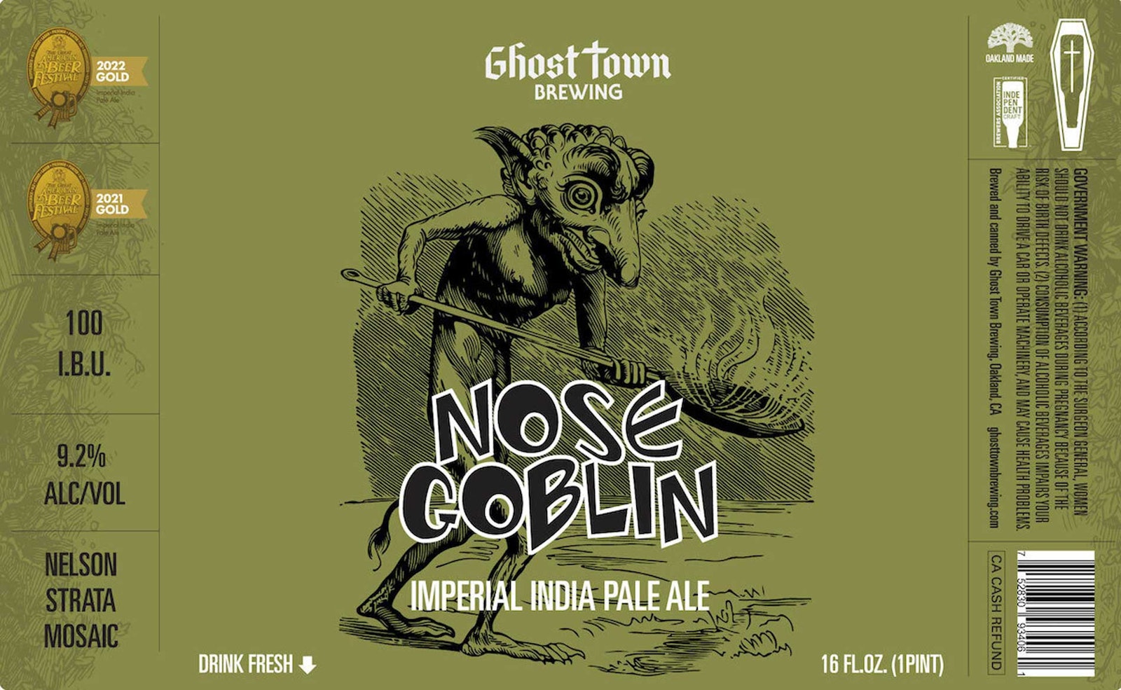Recipe: Ghost Town Nose Goblin Double IPA | Craft Beer & Brewing