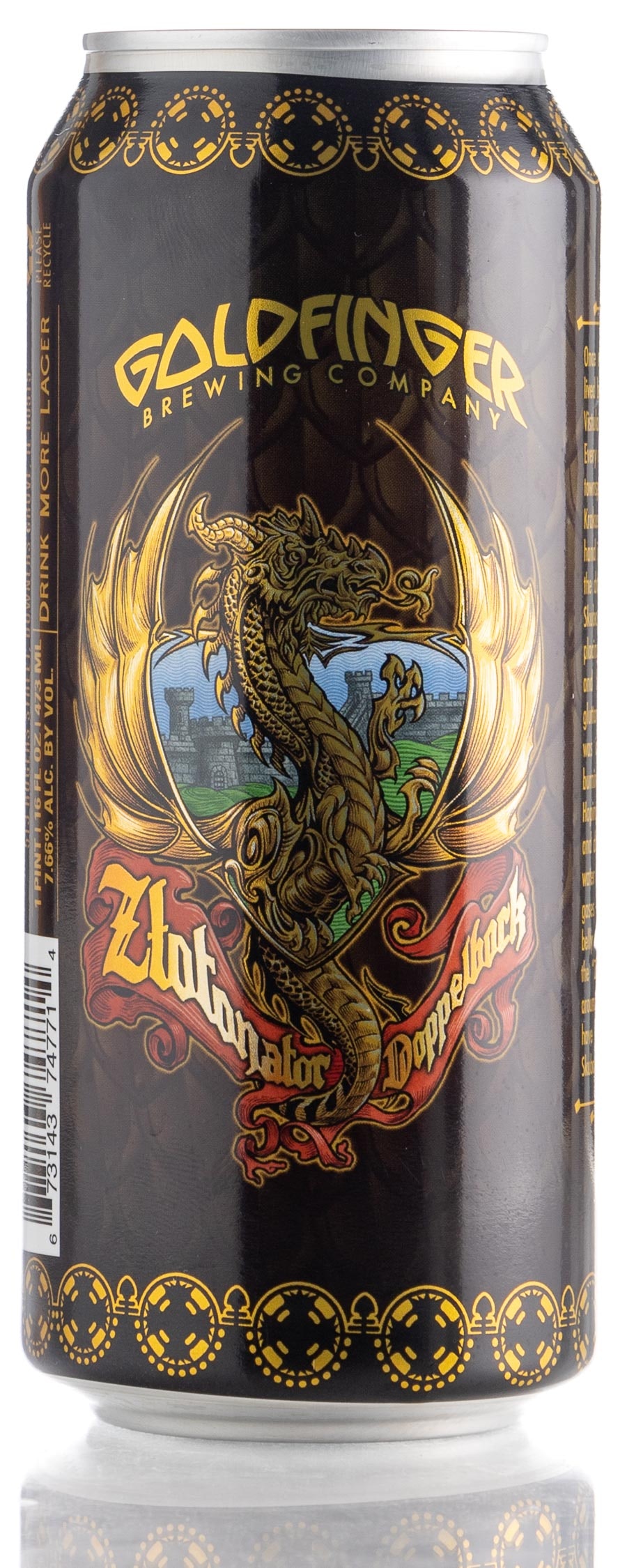 Review: Goldfinger Brewing Company Zlotonator Doppelbock | Craft Beer ...