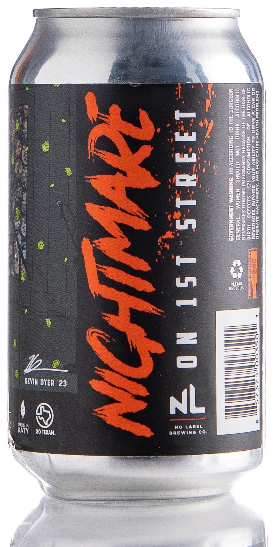 Review: No Label Brewing Co Nightmare On 1st Street (2023) | Craft Beer ...