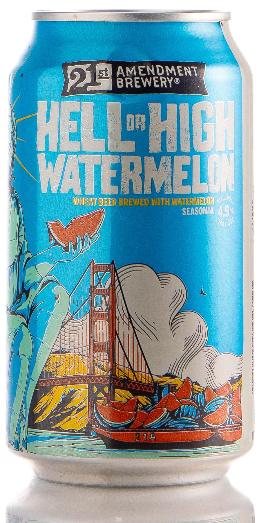 Review: 21st Amendment Brewery Hell or High Watermelon | Craft Beer ...