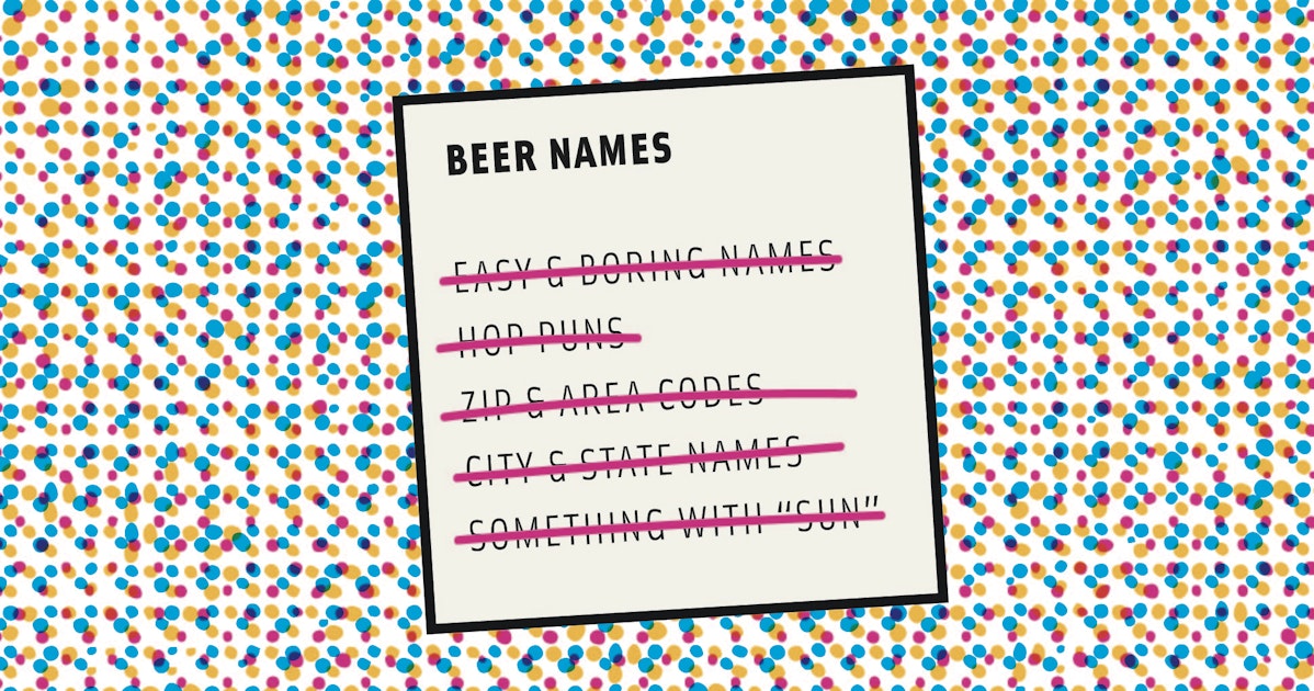 The Fraught Process of Naming Beers | Brewing Industry Guide