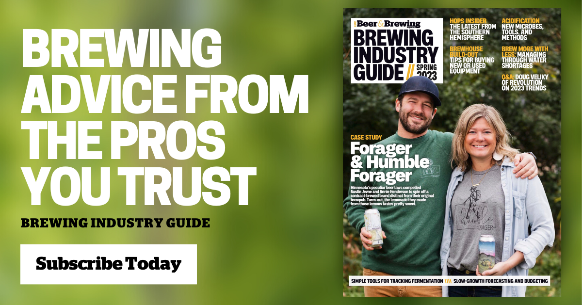 Subscription | Brewing Industry Guide