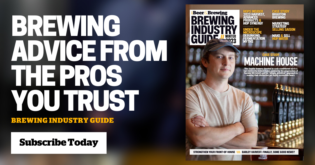 Subscription | Brewing Industry Guide