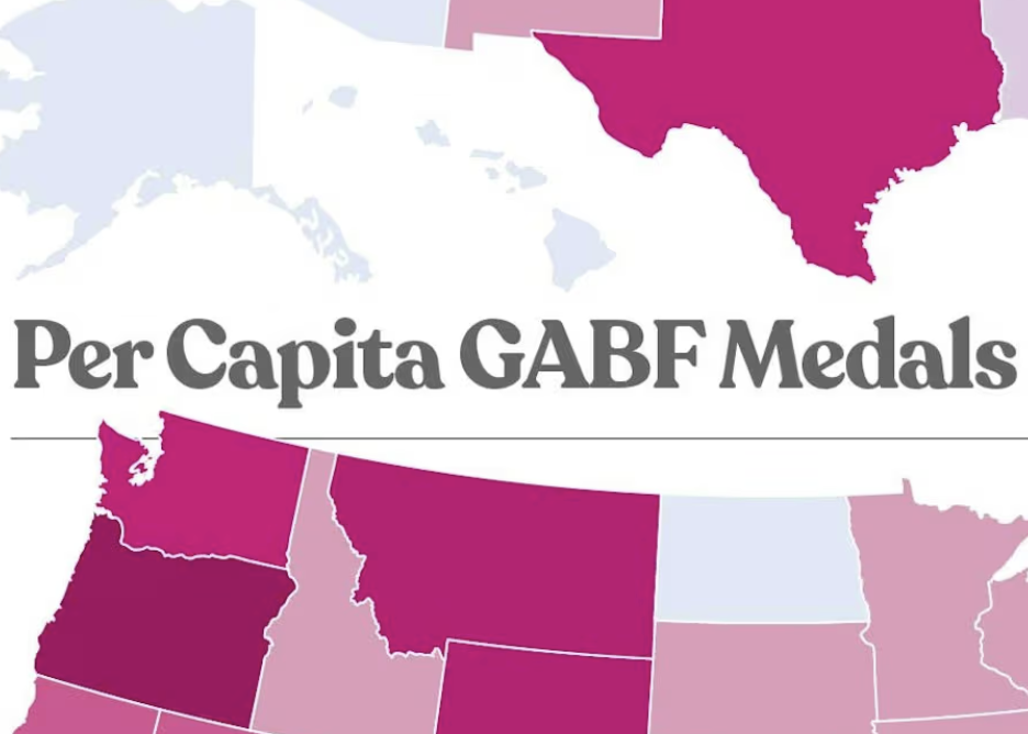 Infographic: GABF Medal Hot Spots | Brewing Industry Guide