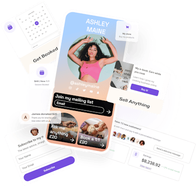 Your creator storefront - Snipfeed