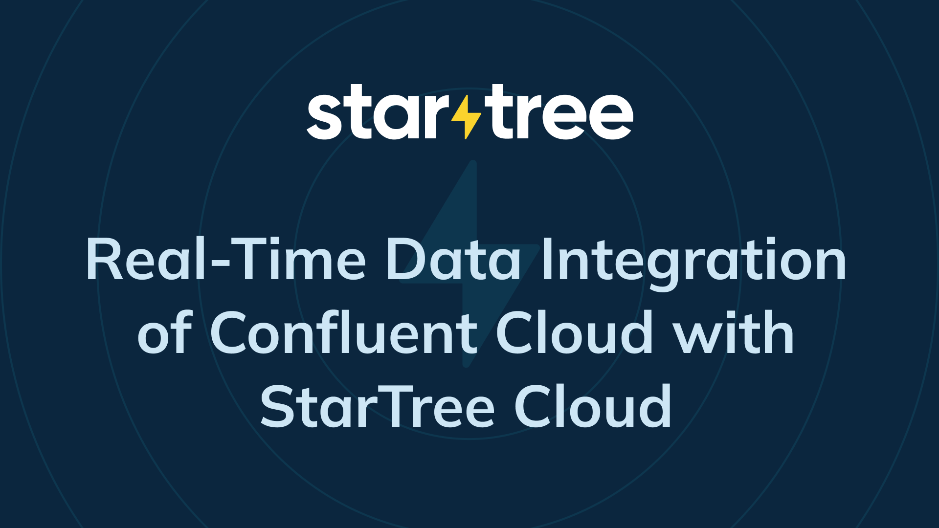 StarTree Cloud + Confluent Cloud: Real-Time Data Integration | StarTree StarTree Cloud + Confluent Cloud: Real-Time Data Integration | StarTree
