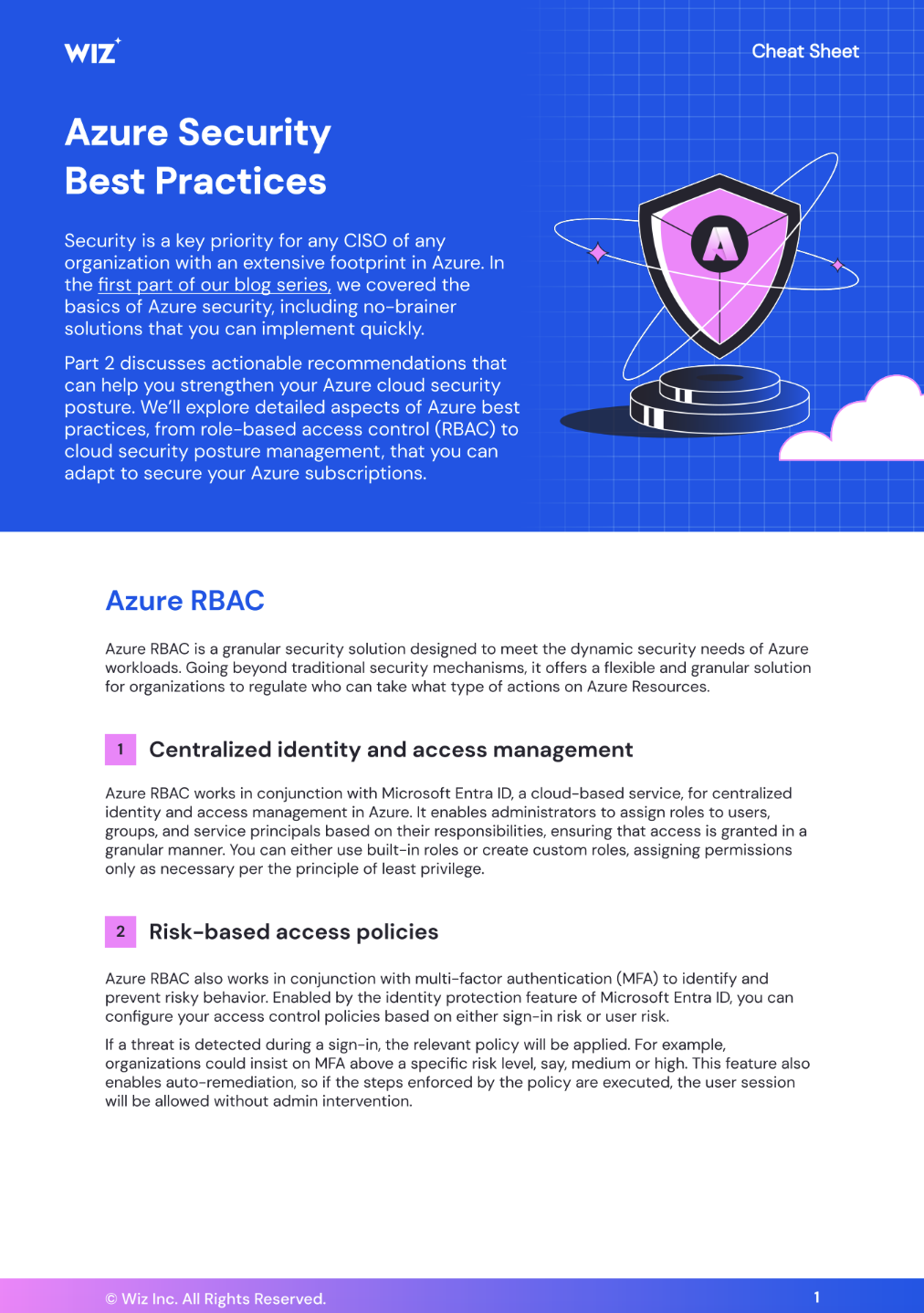 5 Essential Azure Security Best Practices | Wiz 5 Essential Azure Security Best Practices | Wiz