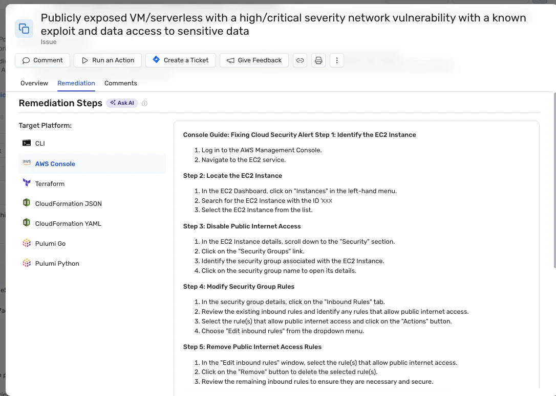 AI-powered risk remediation with Wiz and Amazon Bedrock | Wiz Blog AI-powered risk remediation with Wiz and Amazon Bedrock | Wiz Blog