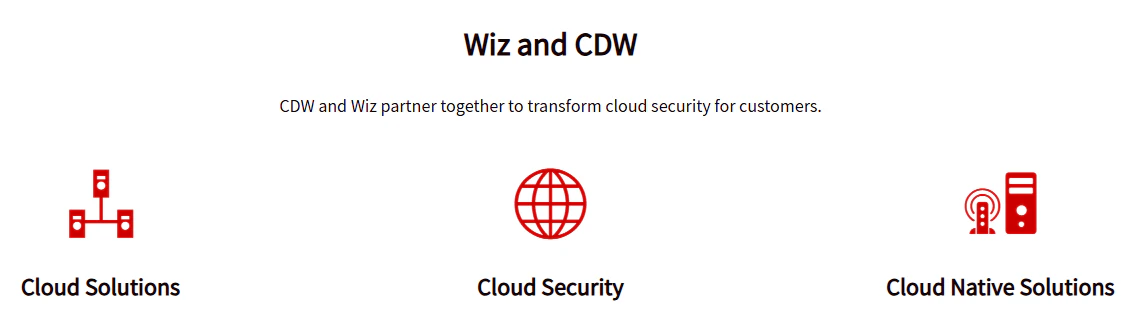 CDW Corporation partner directory item | Wiz