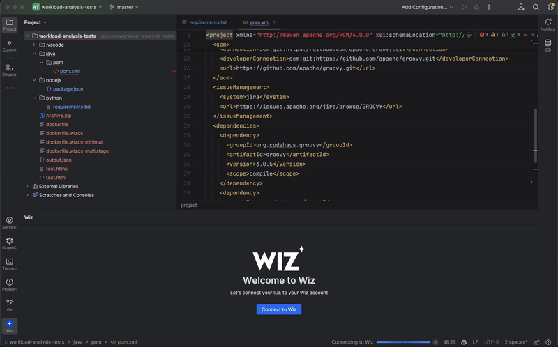 Wiz for JetBrains IDEs: Real-Time Code Security | Wiz Blog