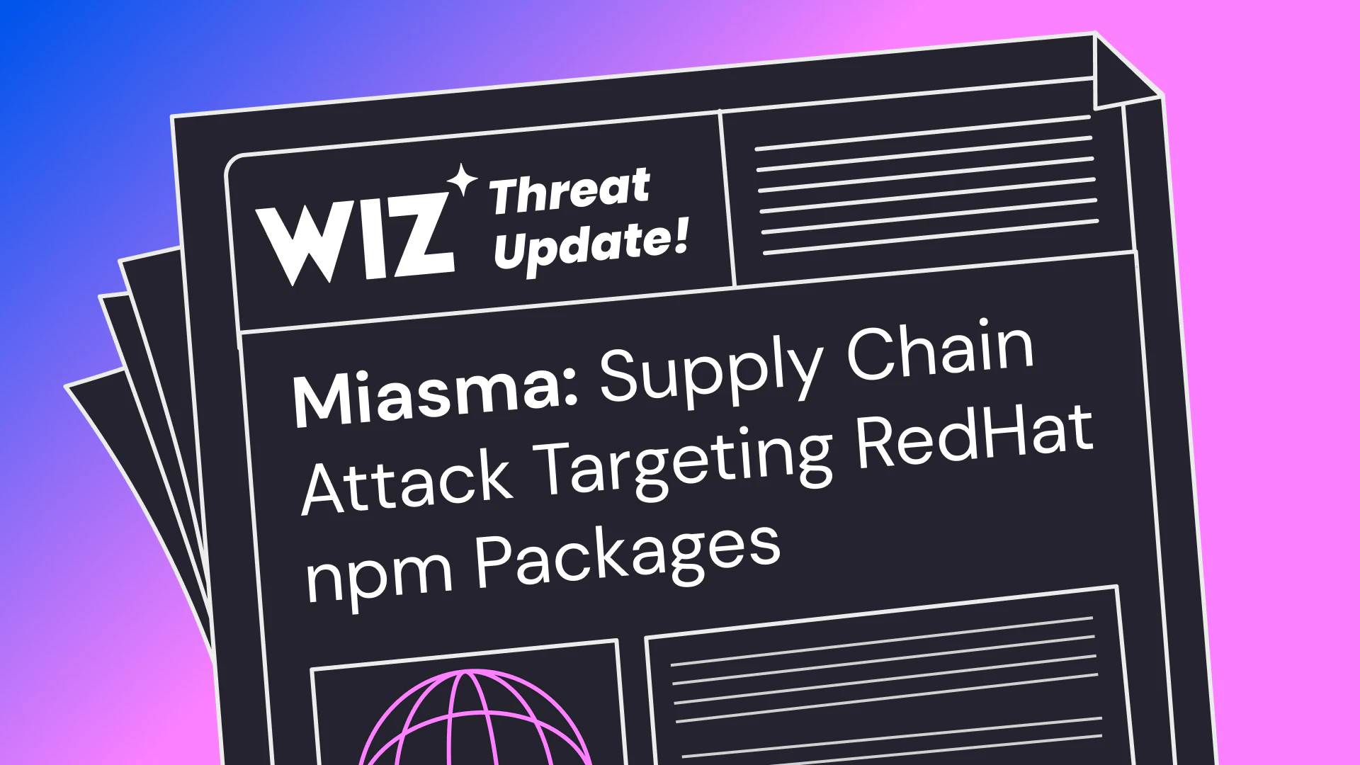 Miasma: Supply Chain Attack Targeting RedHat npm Packages | Wiz Blog