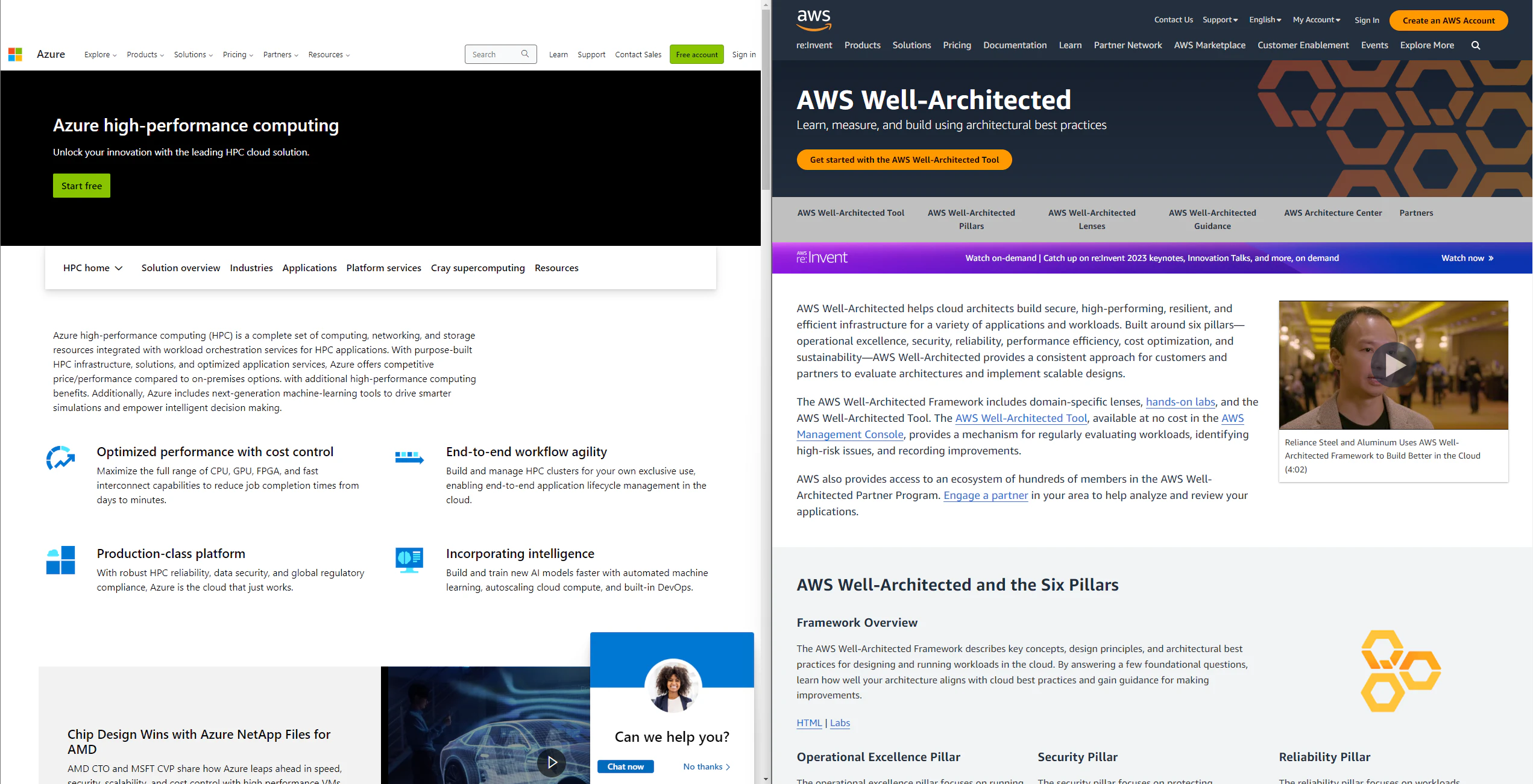 Azure vs AWS: A comprehensive comparison