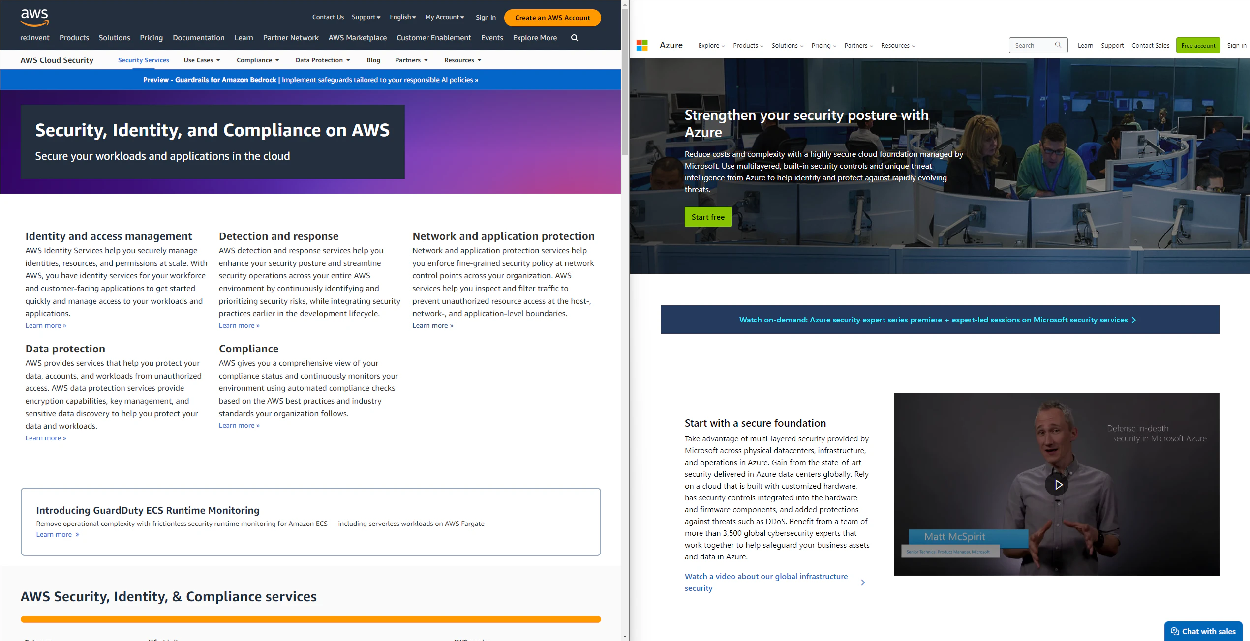 Azure vs AWS: A comprehensive comparison