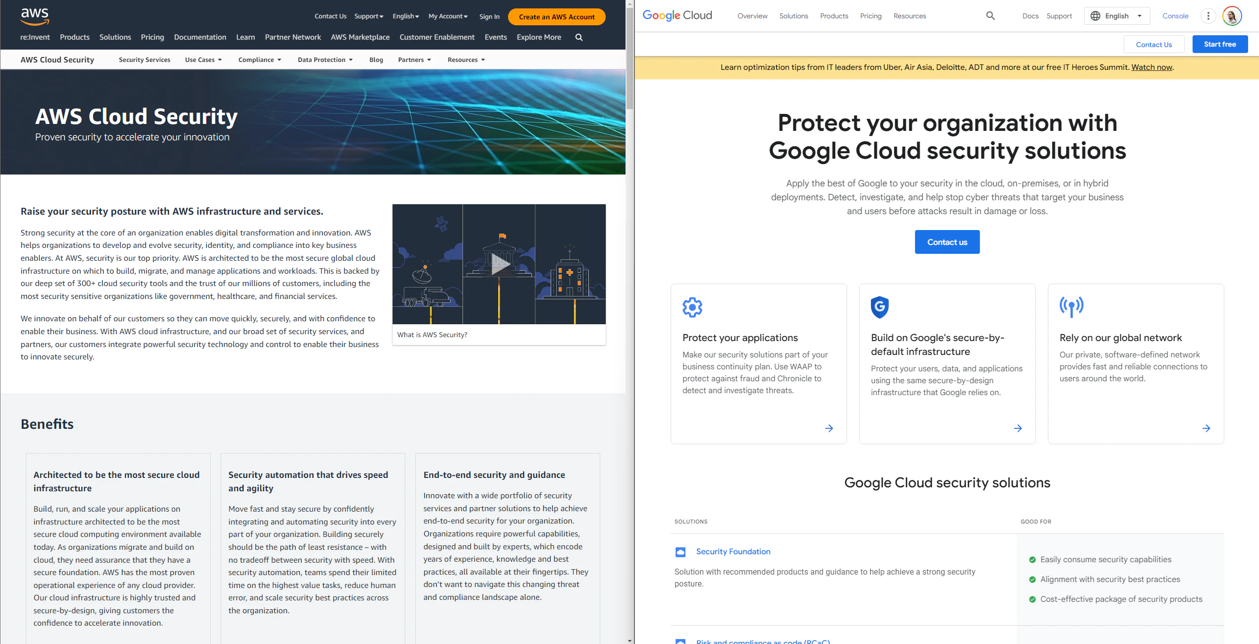 Google Cloud Platform vs AWS: A comprehensive comparison