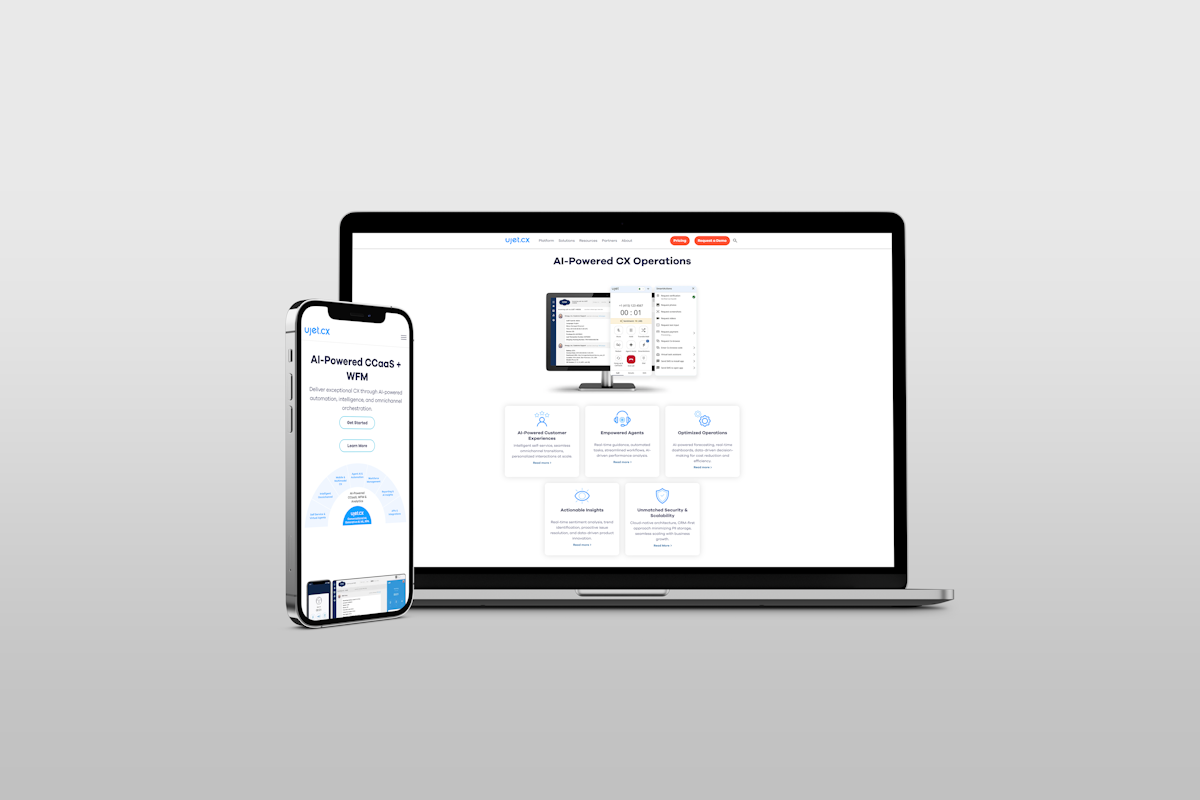 UJET - Design & Development for a California tech company