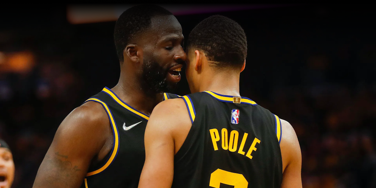 Jordan Poole and Draymond Green fight NBA GSW Odds