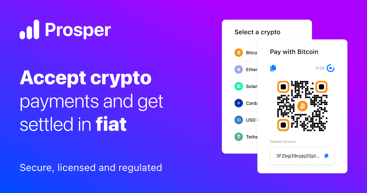 Accept crypto payments