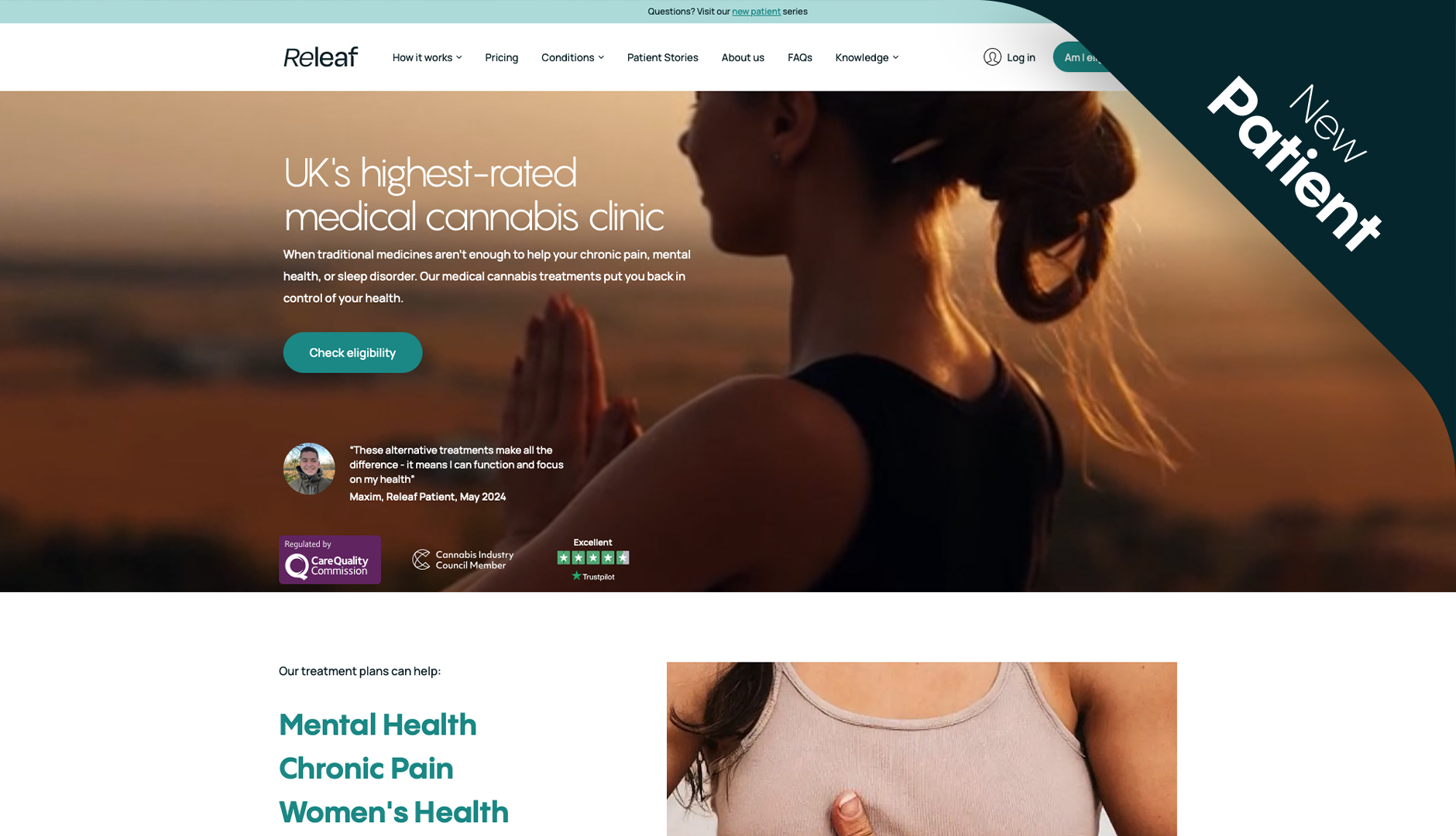 Releaf's New Patient Dashboard: Simplify Your Cannabis Care | Releaf UK