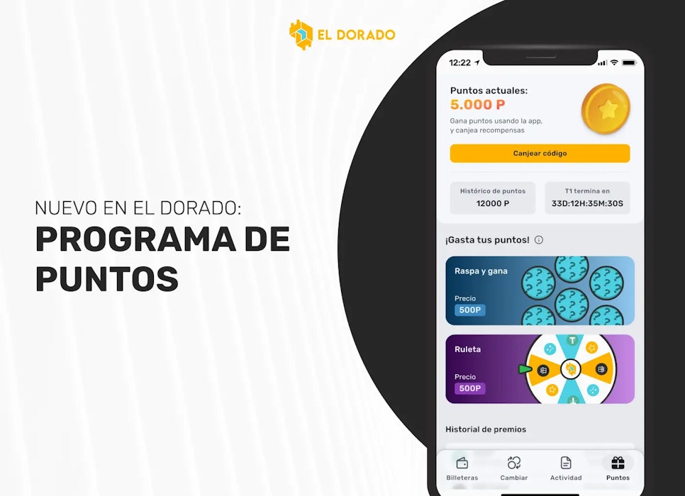 El Dorado P2P Programa de Puntos - El Dorado App