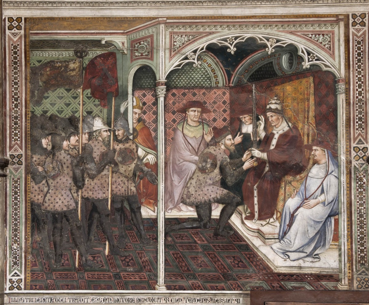 Il Papa Alessandro III consegna la spada al Doge