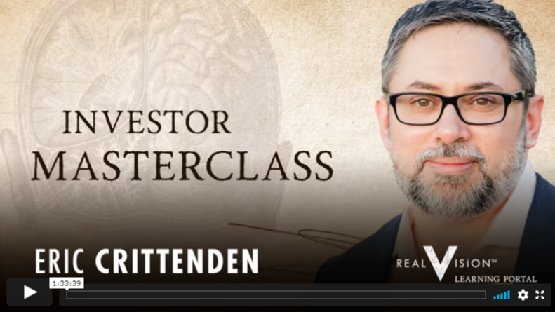 Real Vision Masterclass - August 2021