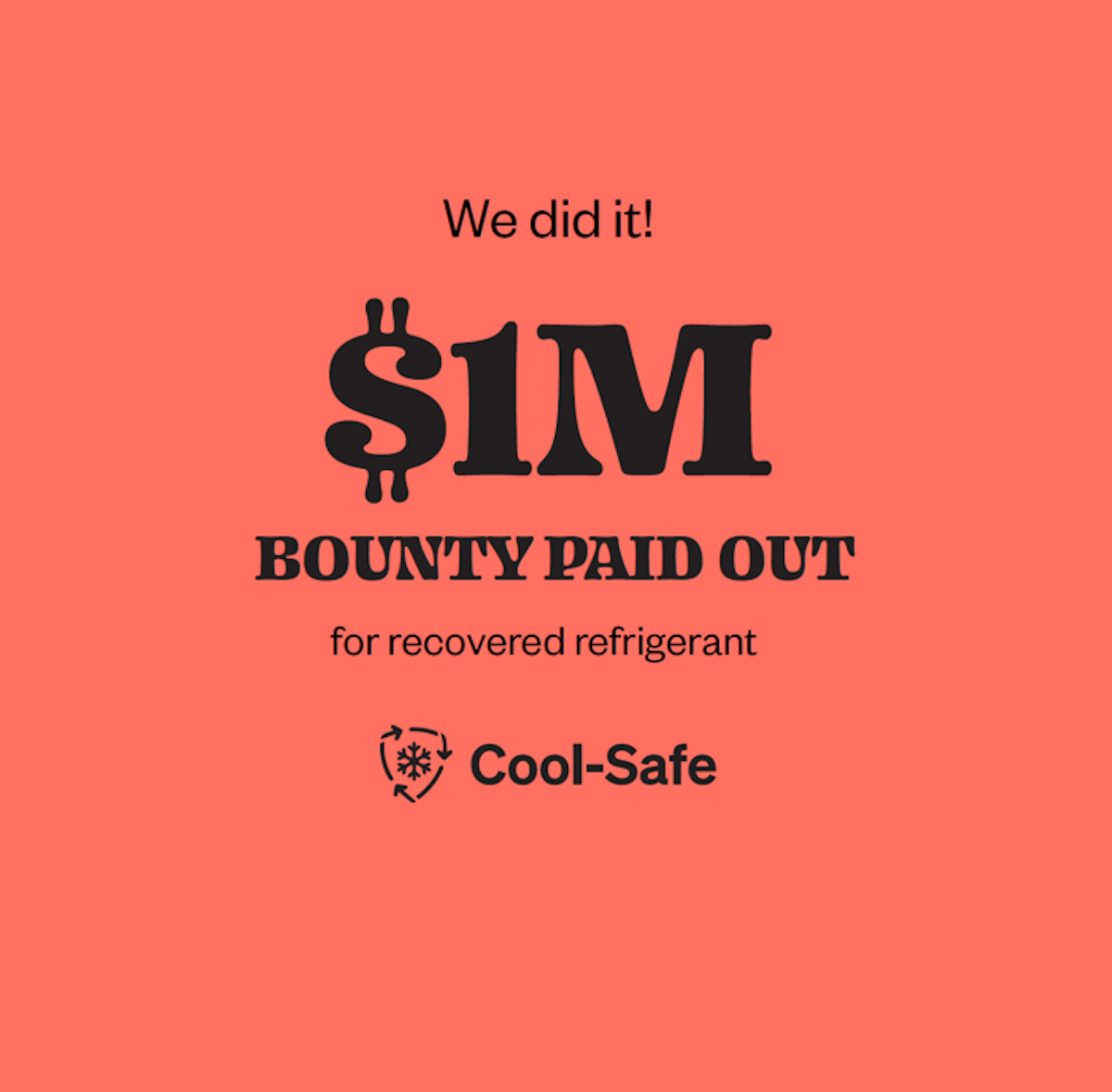 $1 Million Bounty Paid Out
