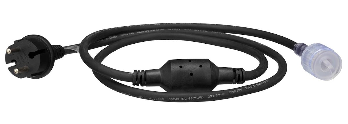Elkabel med plug in 1,5 m Mareld - Mareld Pro Lighting