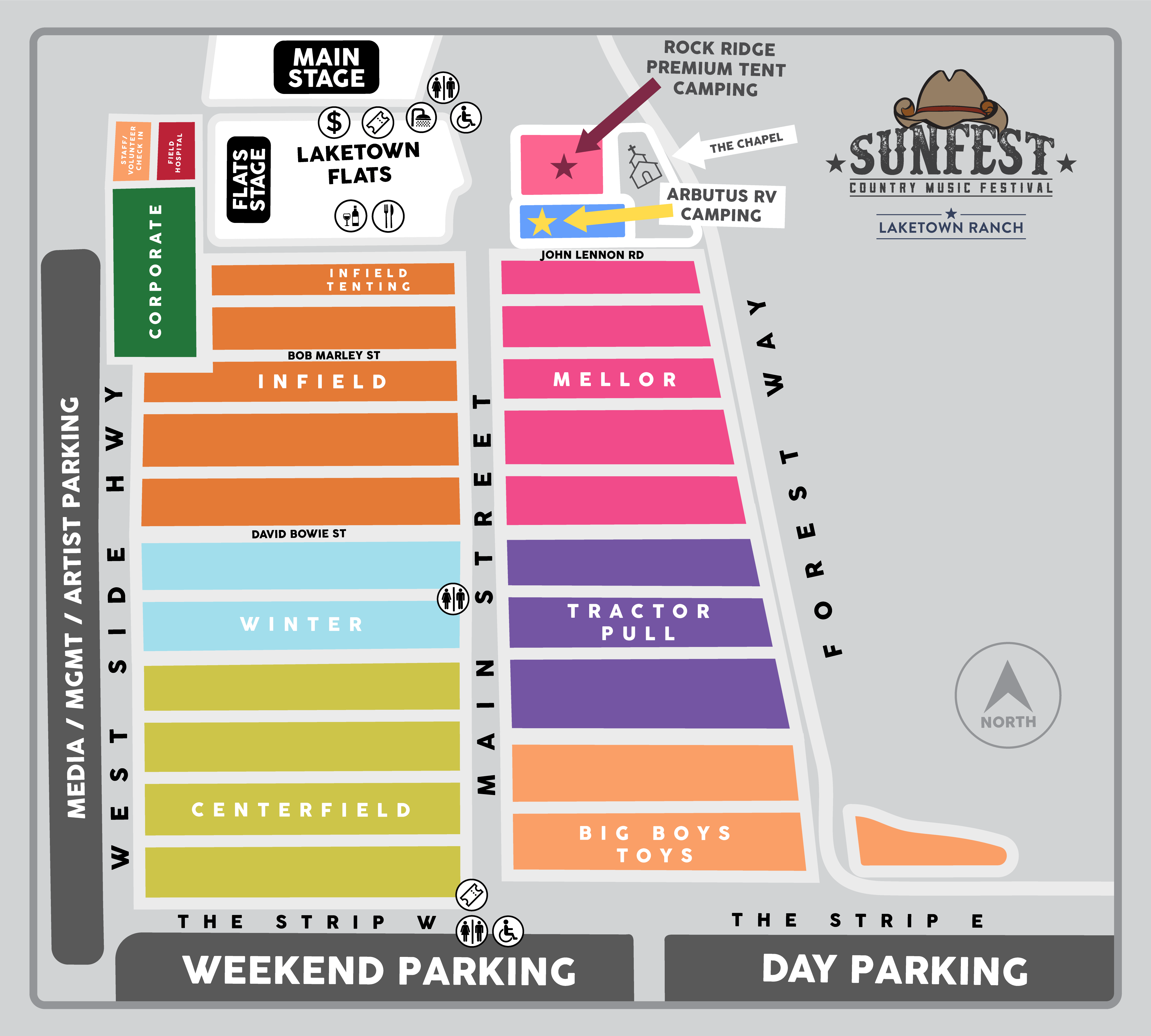 Maps | Sunfest Country Music Festival