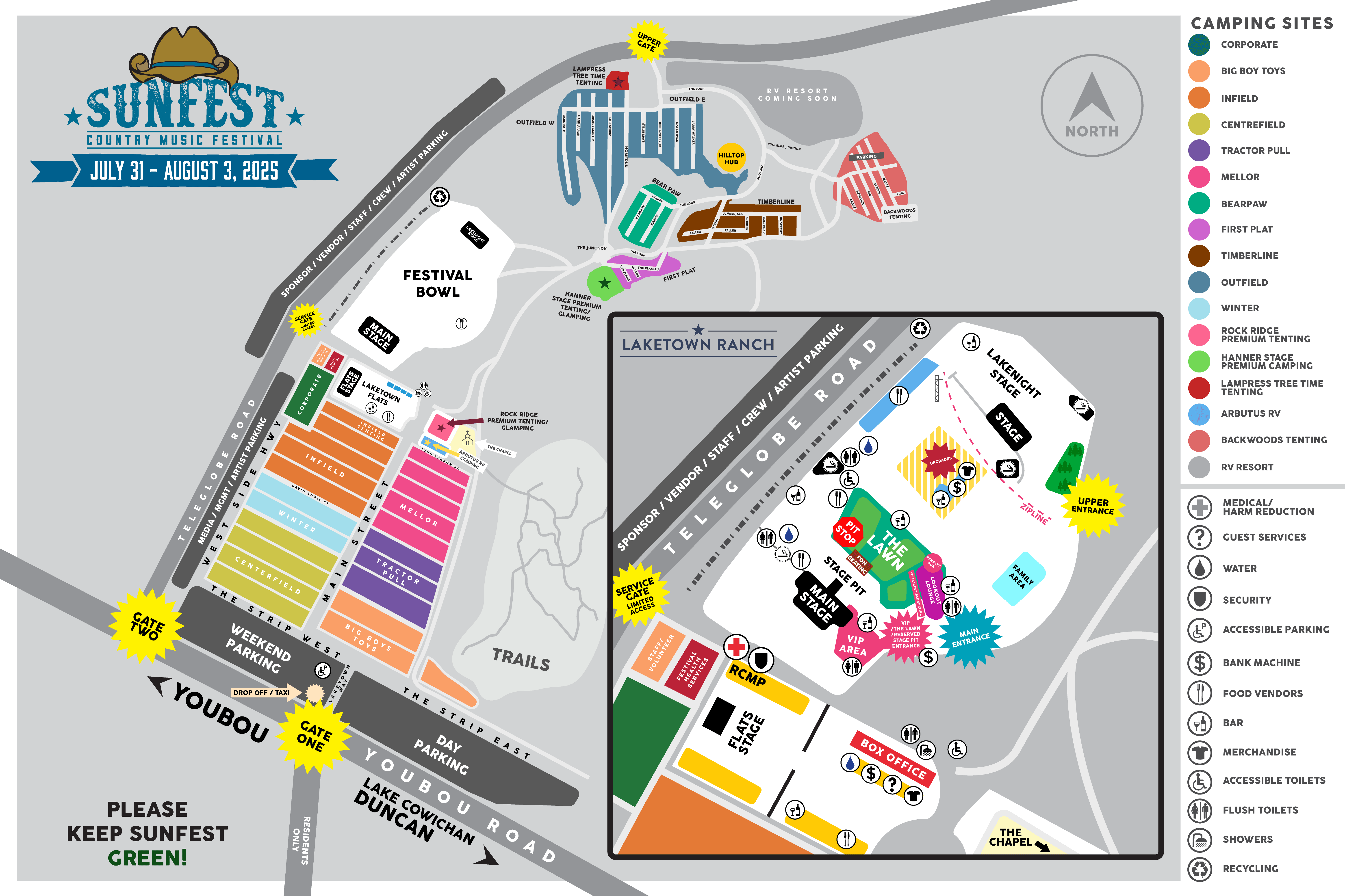 Maps | Sunfest Country Music Festival