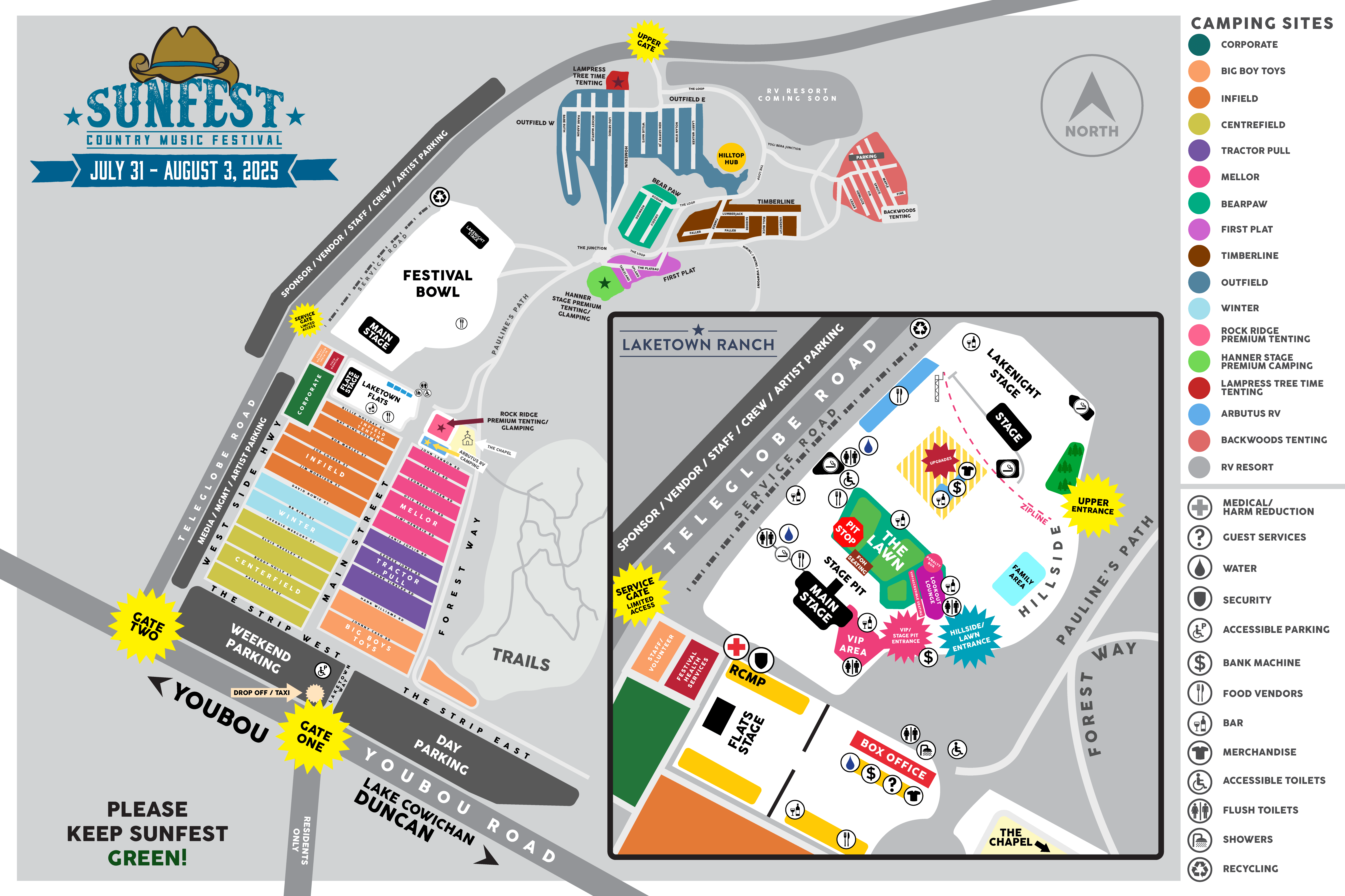 Maps | Sunfest Country Music Festival