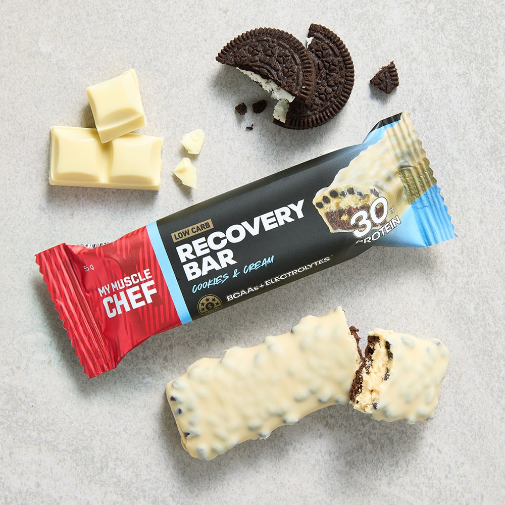 Recovery Bars 12 Pack: Cookies & Cream | My Muscle Chef