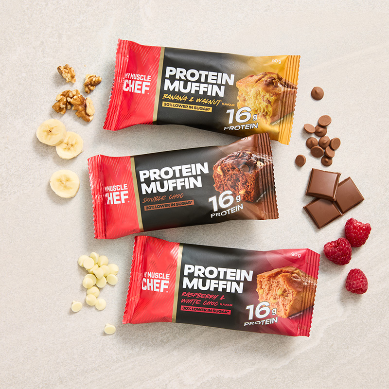 Protein Muffin Snack Pack | Low Calorie High Protein Muffin | My Muscle ...