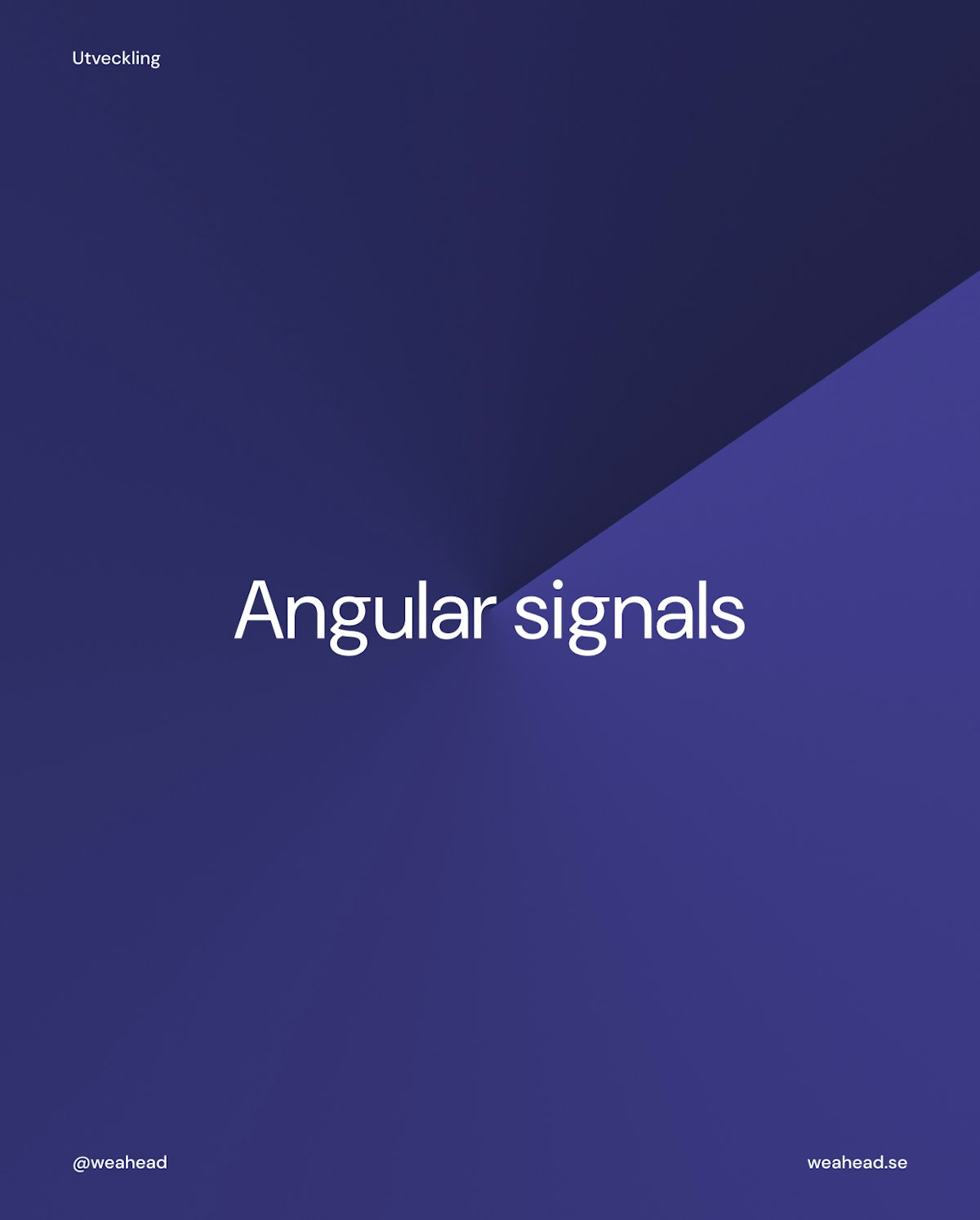 Angular signals