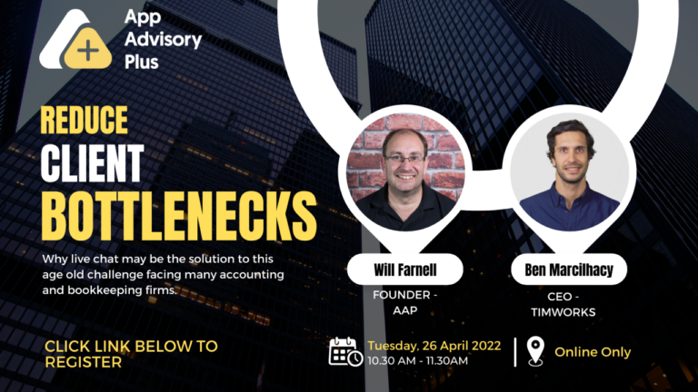 Reduce Client Bottlenecks · Resource Center · Webinar · App Advisory Plus