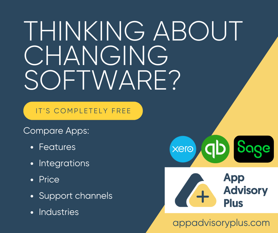 Thinking about changing accounting software? Research with App Advisory ...
