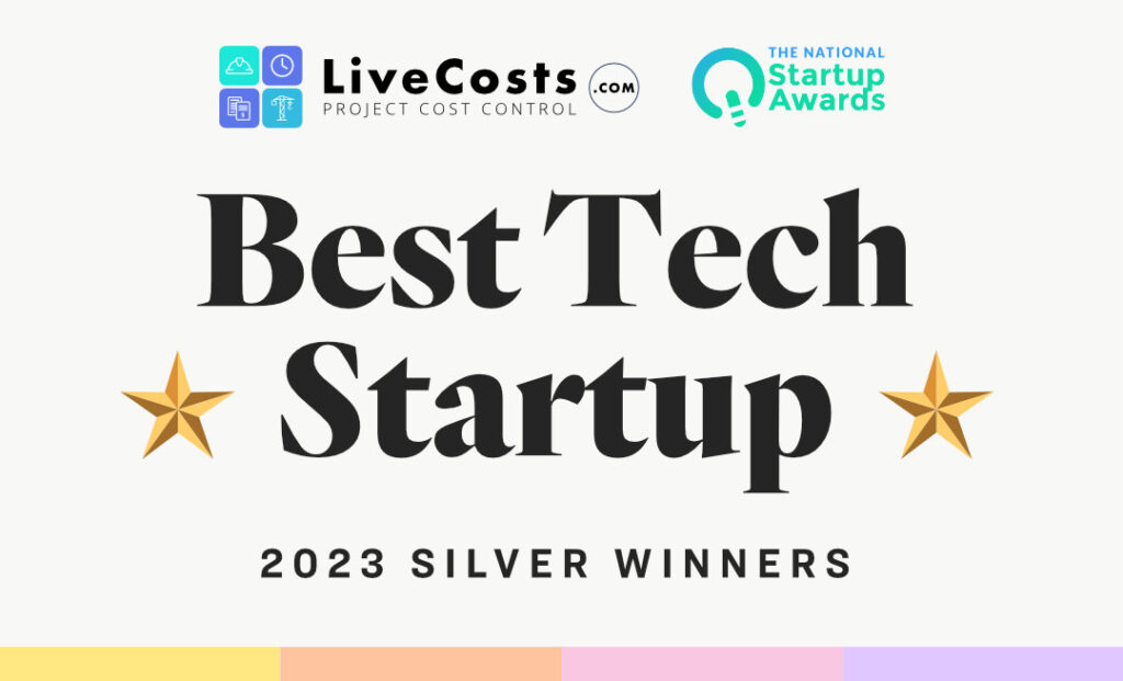 LiveCosts win "Best Tech Startup" at the National Startup Awards ...