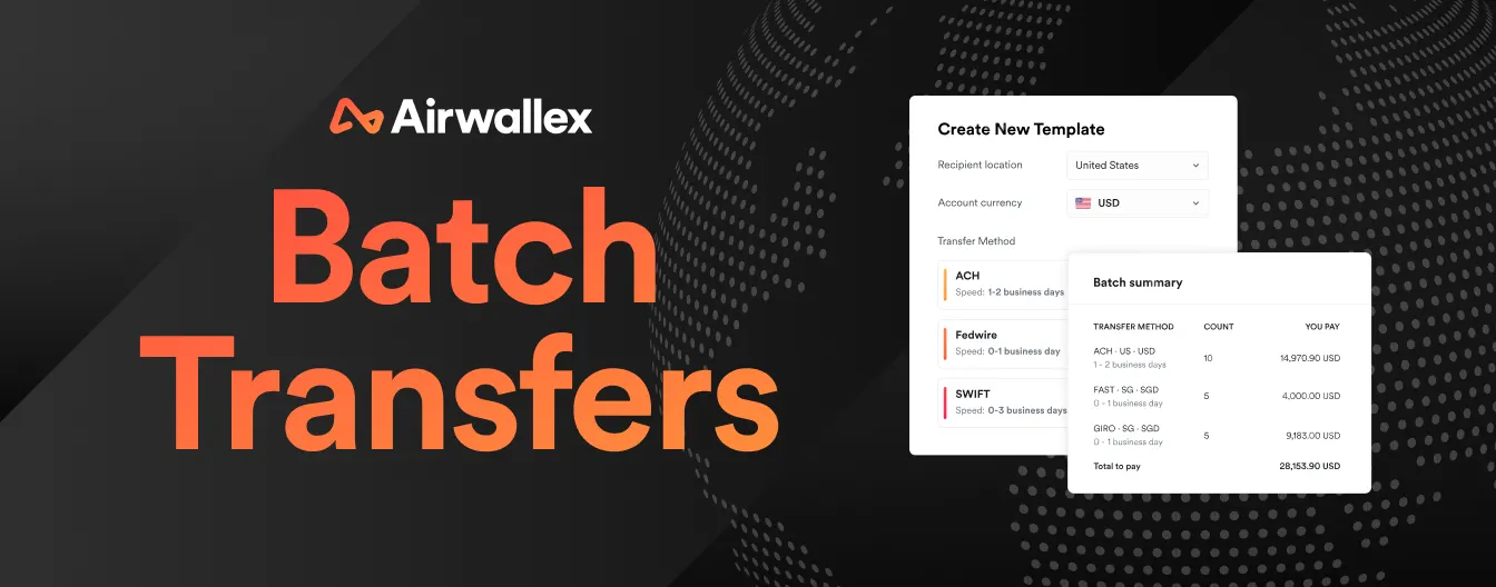 Airwallex launches Batch Transfers · Resource Center · News · App Advisory Plus