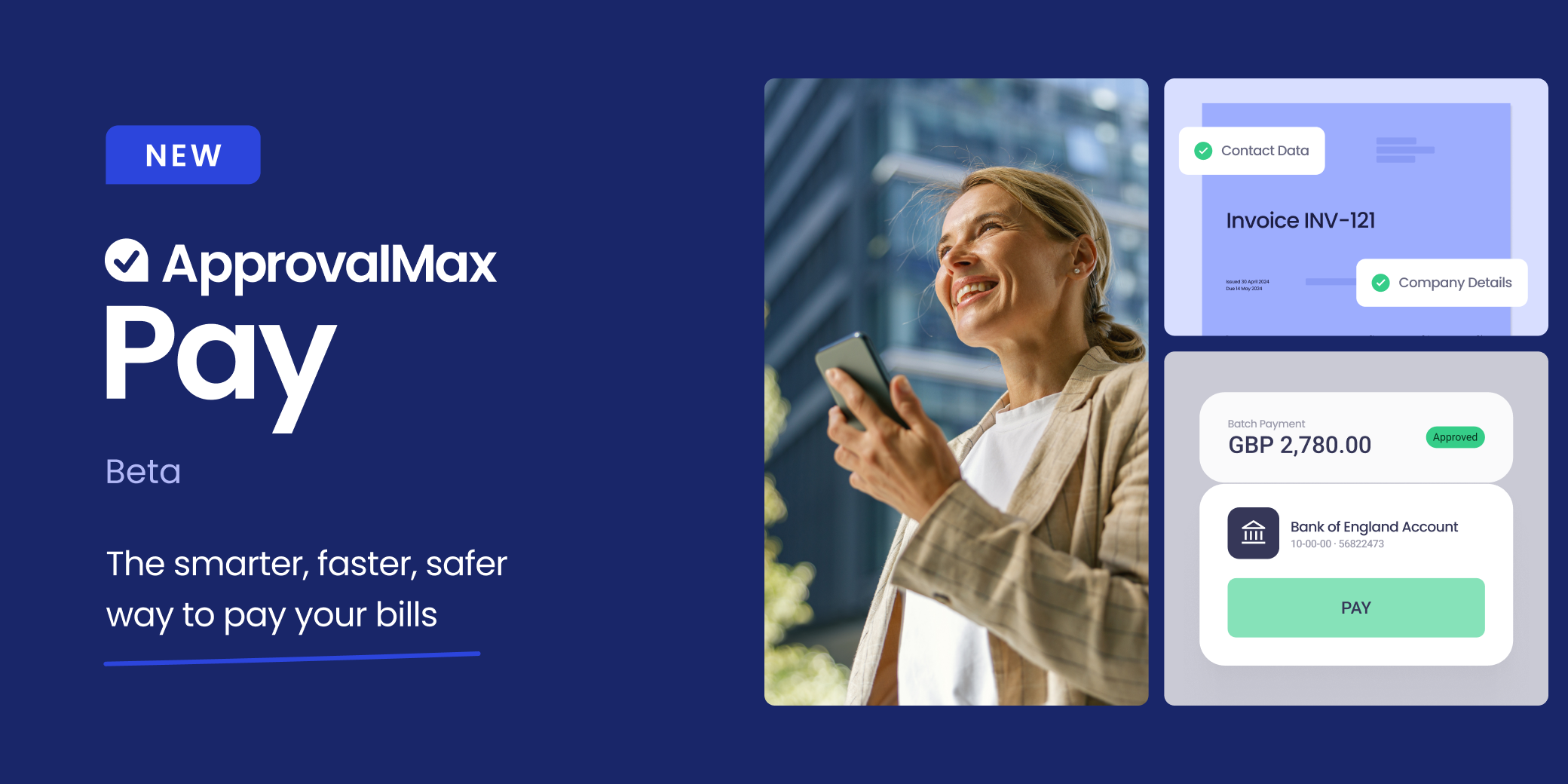 ApprovalMax Launches ApprovalMax Pay (Beta) for UK Businesses · Resource Center · News · App ...