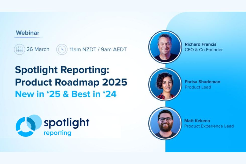 Spotlight Reporting Product Roadmap 2025 · Resource Center · Webinar ...