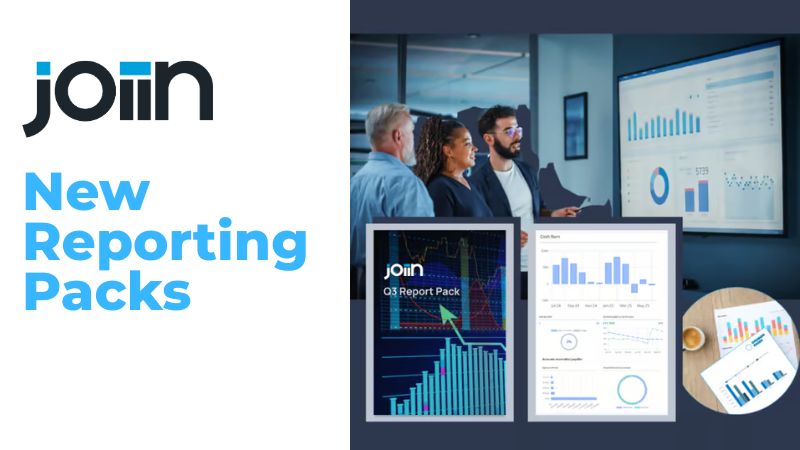 Joiin - New Reporting Packs · Resource Center · News · App Advisory Plus