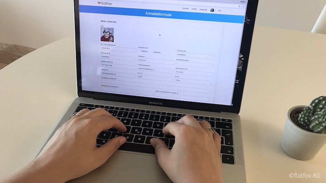 Das digitale Anmeldeformular – Eine zweijährige Erfolgsgeschichte | Flatfox