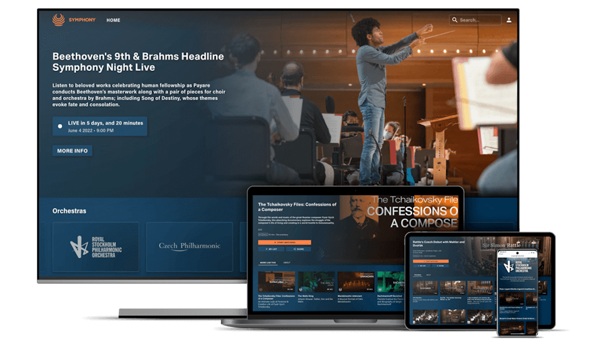 Download our Apps to watch classical music and concerts