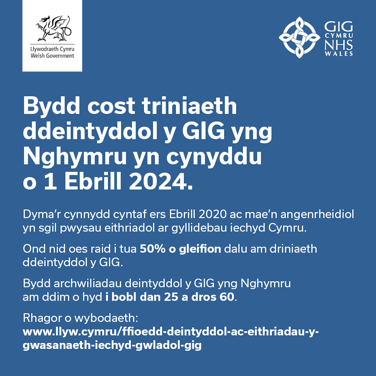 Increase in NHS prices 1st April 2024 - Lodge Dental