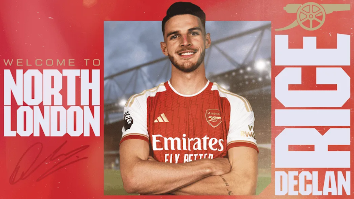 Making the most of the moment: Arsenal sign Declan Rice