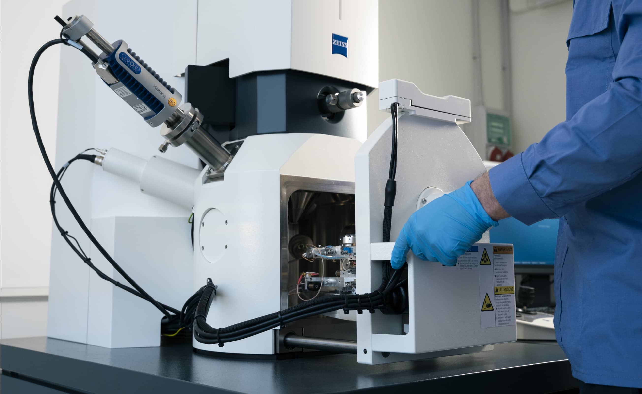 SEM microscope, Analysis with microscope SEM