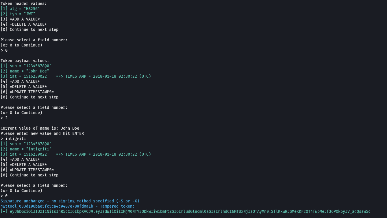 Hacker Tools Jwttool The Json Web Token Toolkit 2892