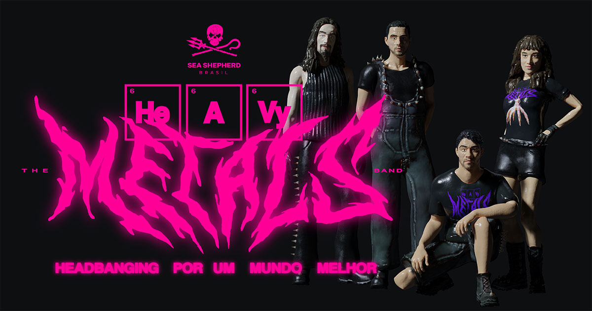 The Heavy Metals Band - Sea Shepherd - Webcore Interactive | Criamos experiências digitais