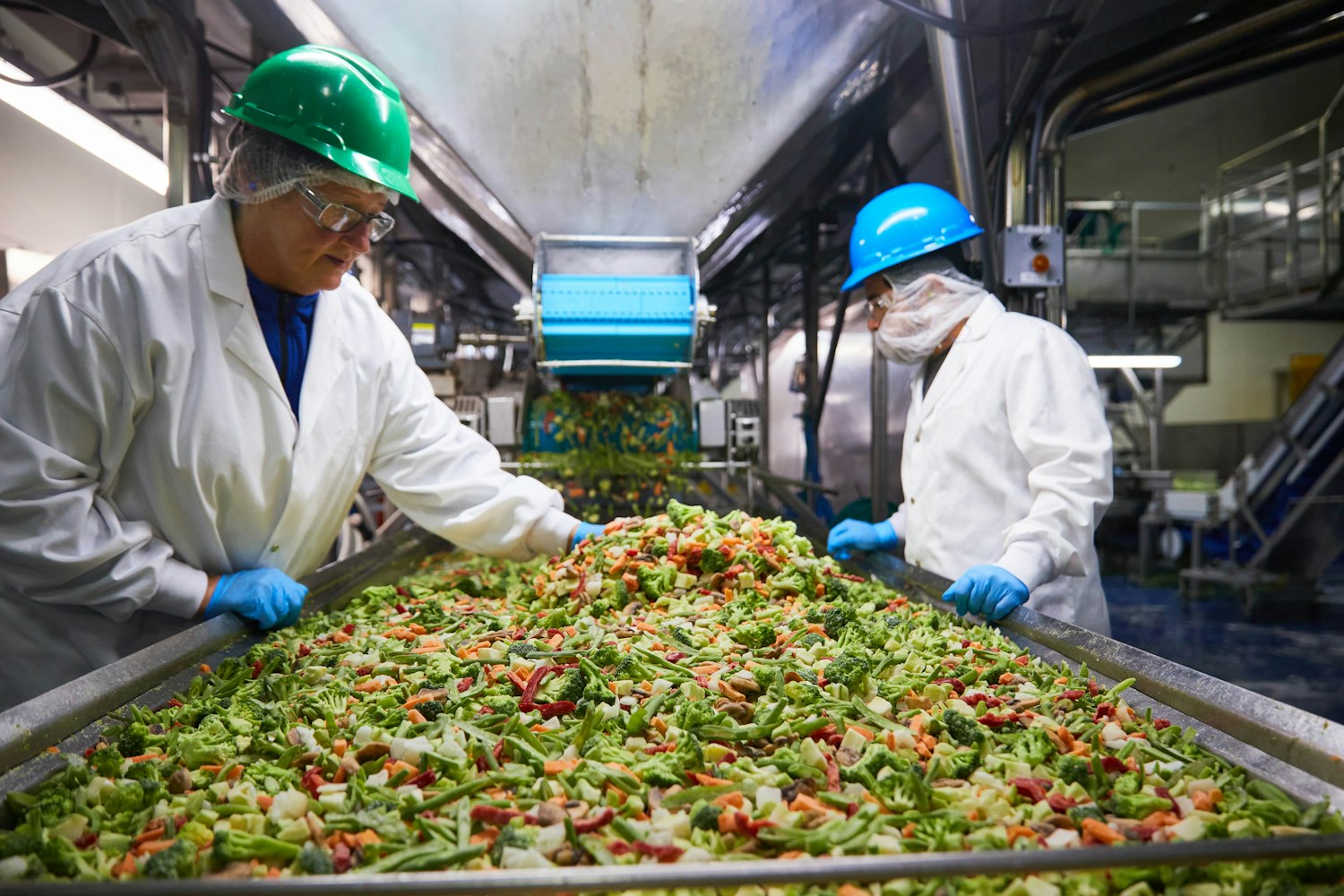 Vegetables prepared and packaged according to your needs