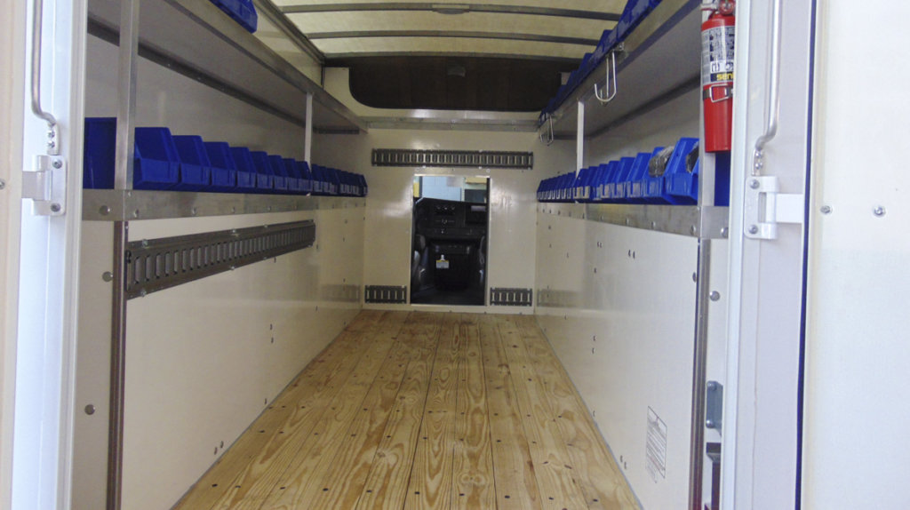 Box Truck Shelving & Equipment Storage | Mike Albert Upfitting