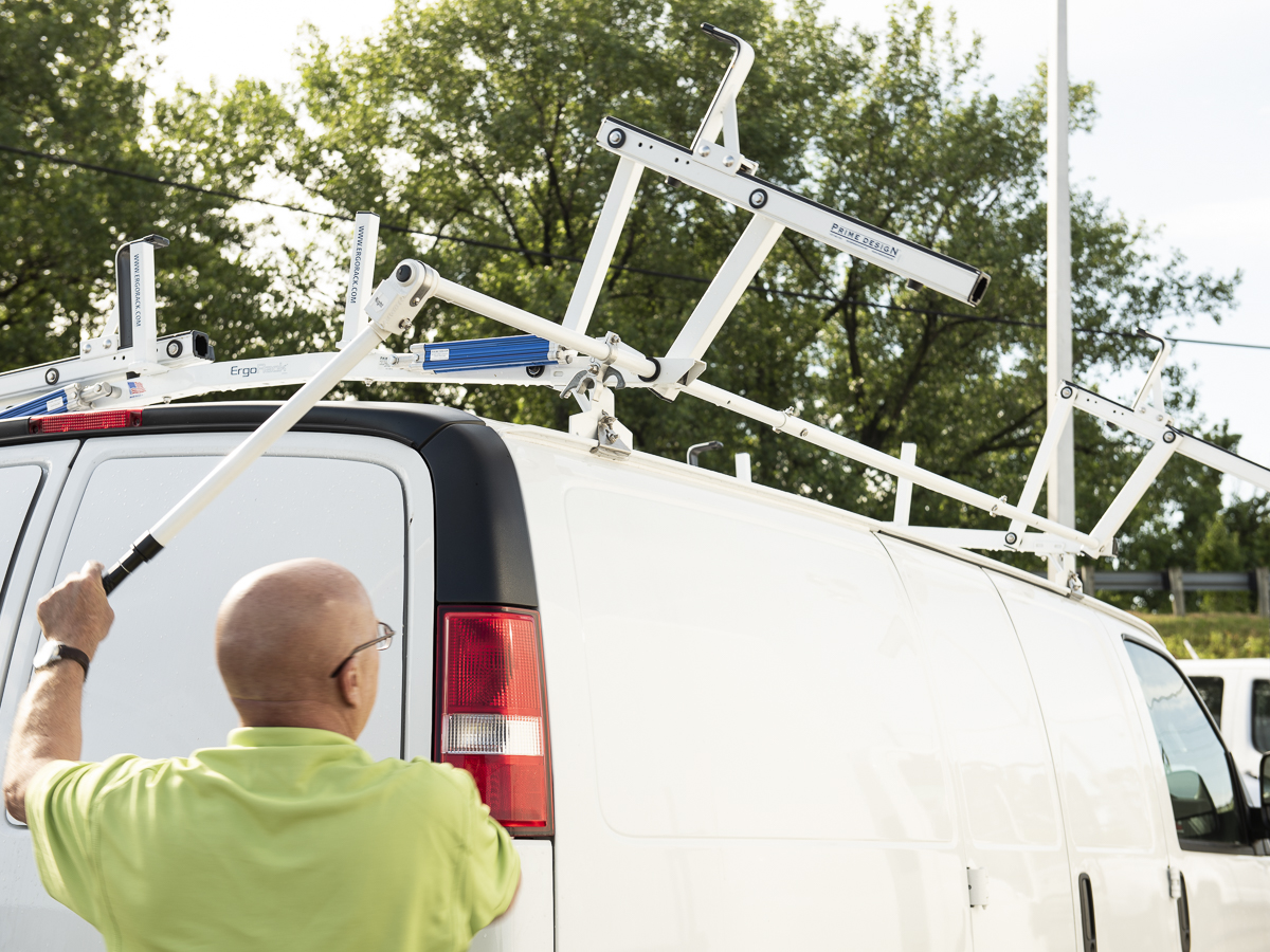 Ladder Rack Storage for Trucks & Vans | Mike Albert Upfitting